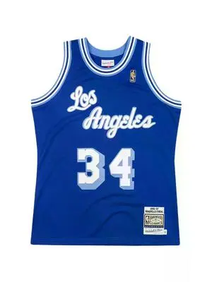 Mitchell & Ness Nba Shaquille O'neal 1996 Los Angeles Lakers Jersey Vest - Blue