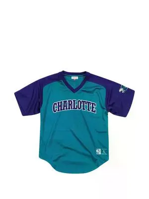 Mitchell & Ness Nba Final Seconds Charlotte Hornets V-neck T-shirt - Green