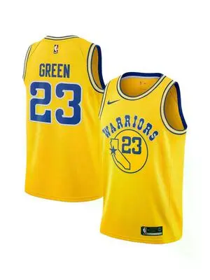 Nike X Nba Golden State Warriors Swingman Basketball Vest - Yellow