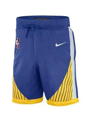 Nike X Nba Golden State Warriors Courtside Icon Track Shorts - Blue