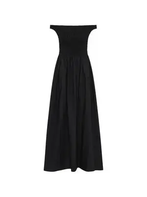 Black Cotton Maxi Dresses