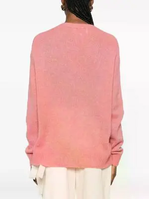 Eric Bompard V-neck Ribbed Sweater