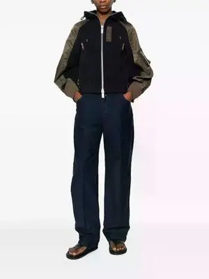 Sacai Hooded Zip Bomber Jacket