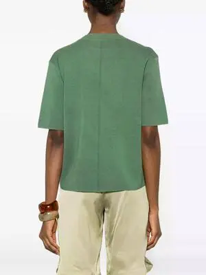 Eric Bompard Loose-fit Round-neck T-shirt - Green