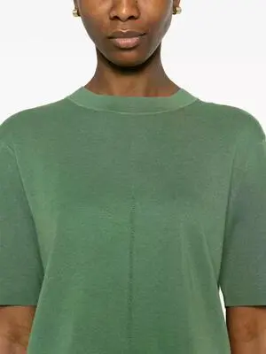Eric Bompard Loose-fit Round-neck T-shirt - Green