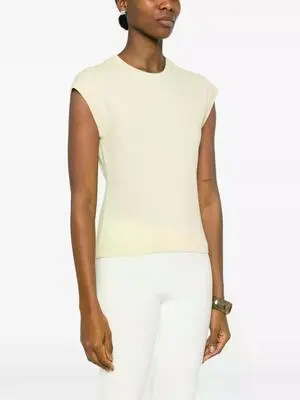 Eric Bompard Ribbed Short-sleeved Sweater