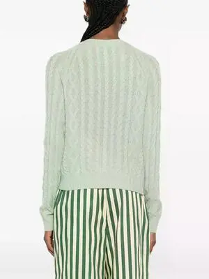 Eric Bompard Buttoned Cable-knit Cardigan