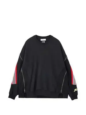 Facetasm Zipped Panelled Sweatshirt