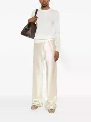 Eric Bompard Long-sleeve Round-neck Sweater - Neutrals