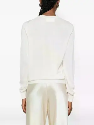 Eric Bompard Long-sleeve Round-neck Sweater - Neutrals