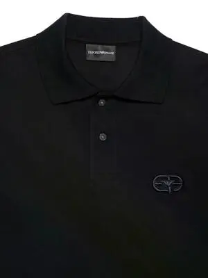 Emporio Armani Logo-embroidered Polo Shirt