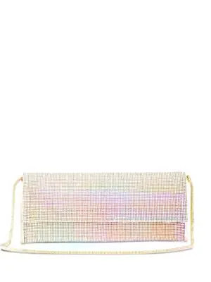 Benedetta Bruzziches Kate Crystal Clutch Bag - Neutrals