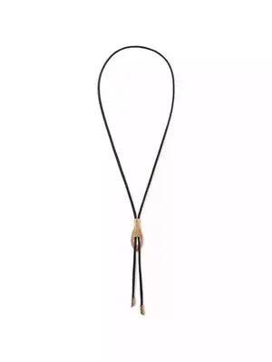 LEMAIRE Leather Necklace - Black