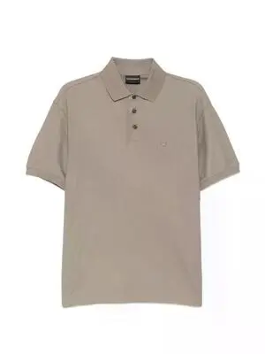 Emporio Armani Logo-embroidered Polo Shirt