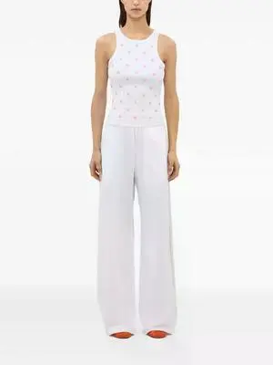 MSGM Lace-detail Trousers