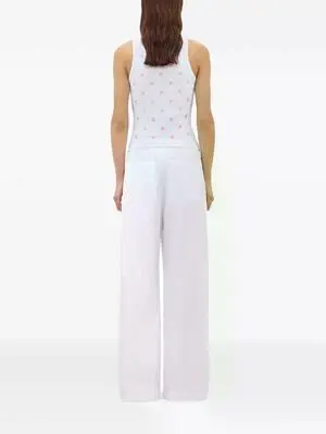MSGM Lace-detail Trousers