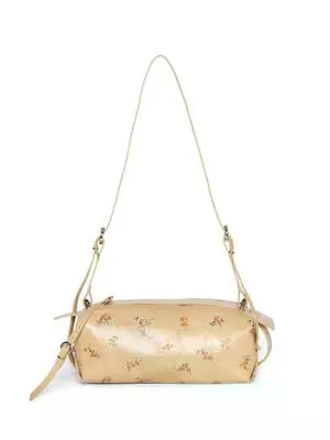 MSGM Floral Shoulder Bag - Neutrals
