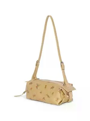 MSGM Floral Shoulder Bag - Neutrals
