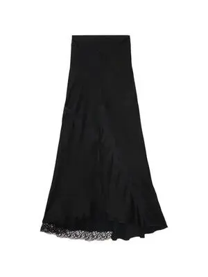 MSGM Lace Panel Maxi Skirt