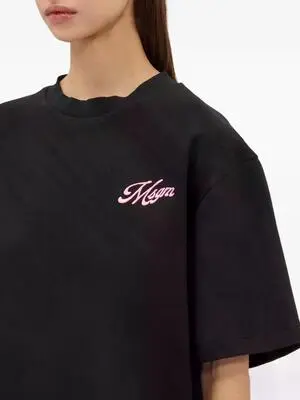 MSGM Embroidered T-shirt