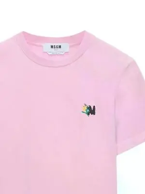 MSGM Embroidery T-shirt