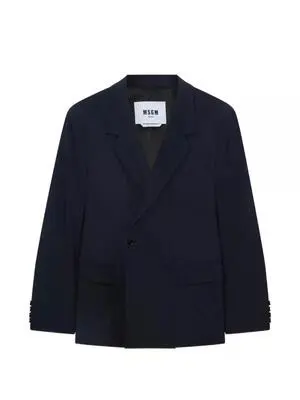 MSGM Notched-lapel Single-breasted Blazer