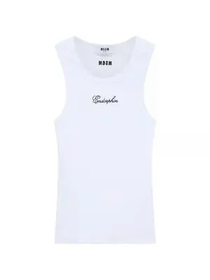 MSGM Ribbed Tank Top