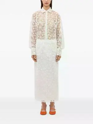 MSGM Lace Maxi Skirt