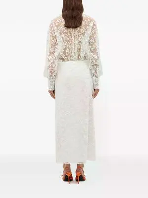 MSGM Lace Maxi Skirt