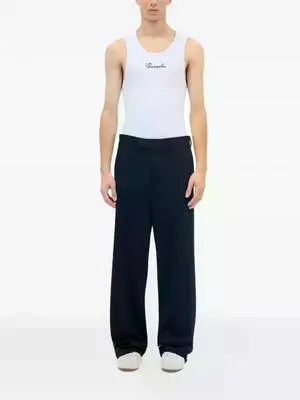 MSGM Belt-loop Wide-leg Trousers