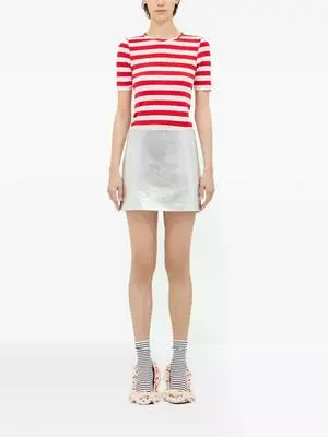 MSGM Striped Mini Skirt