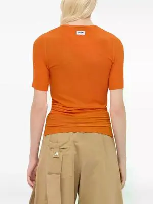 MSGM Short-sleeve T-shirt - Orange