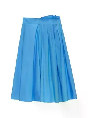 MSGM A-line Midi Skirt - Blue