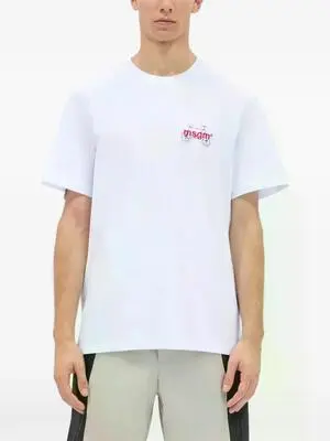 MSGM Logo-embroidered T-shirt
