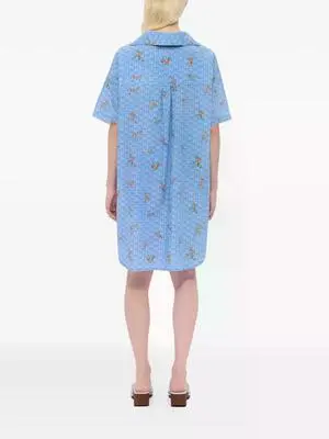 MSGM Floral-print Mini Dress