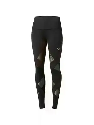 PUMA Balance Wrap Tights Logo-detail Leggings - Black