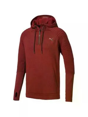 PUMA Ribbed Half-zip Hoodie