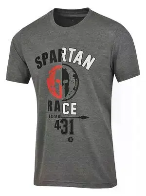 REEBOK Spartan Race Round-neck T-shirt - Grey
