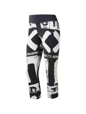 REEBOK Rcf Crossfit Boldface Cropped Leggings - Black