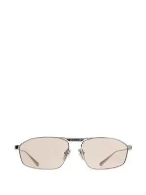 Balenciaga Geometric-frame Sunglasses - Silver