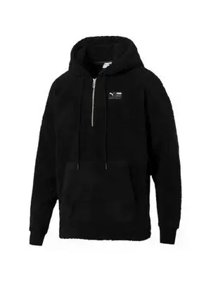 PUMA Logo-patch Fleece Hoodie