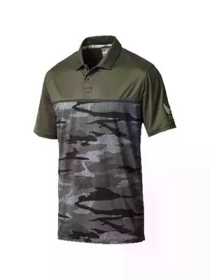 PUMA Camouflage-pattern Polo Shirt