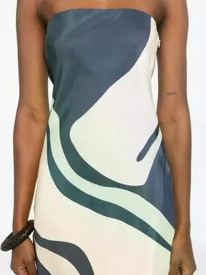 SIR. Print Strapless Maxi Dress