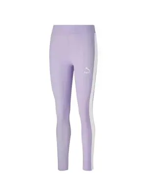 PUMA Logo-detail Leggings - Purple
