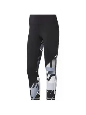 REEBOK Geometric-print Legging