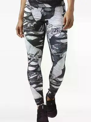 REEBOK Dance Shredded Punk Leggings