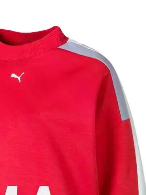 PUMA Colourblock Chase Crop Top