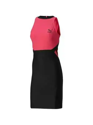 PUMA Logo-detail Sleeveless Dress - Black