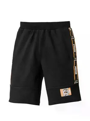 PUMA Logo-detail Track Shorts - Black
