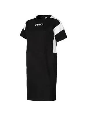 PUMA Logo-detail Midi Dress - Black